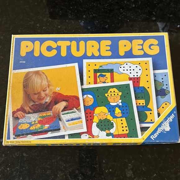 Ravensburger | Games | Vintage Picture Peg Art | Poshmark